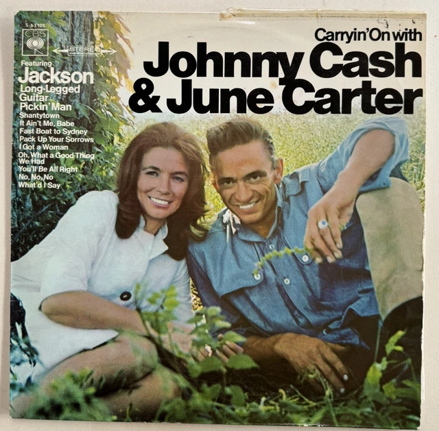 JOHNNY CASH & June Carter Cash Carryin On With Cbs Vinyl LP EUR 38,00 ...