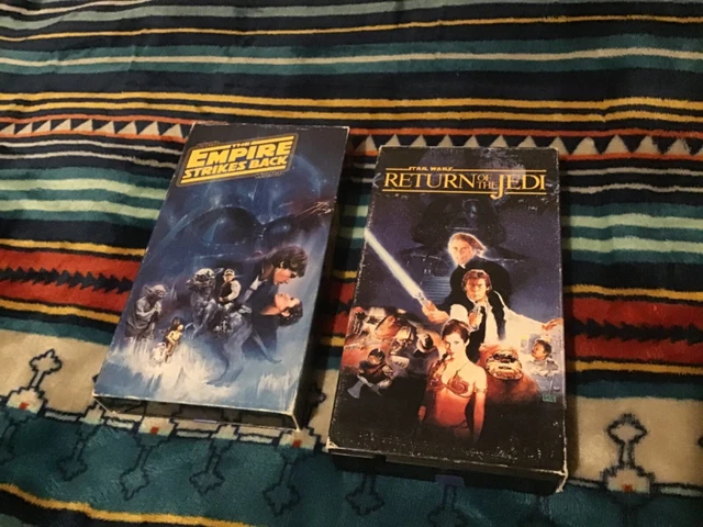 STAR WARS VHS Lot Empire Strikes Back / Return Of The Jedi Original ...