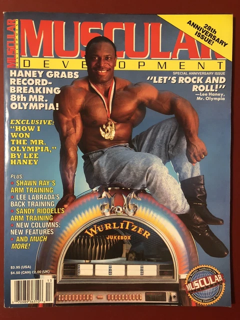 MUSCULAR DEVELOPMENT 1991 Vol.28 #13 Anniversary Issue! Lee Haney Cover ...