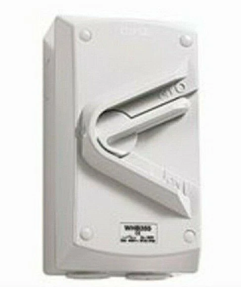 CLIPSAL WHB-SERIES SURFACE SWITCH 250V 20A 1-Pole Weather Protected ...