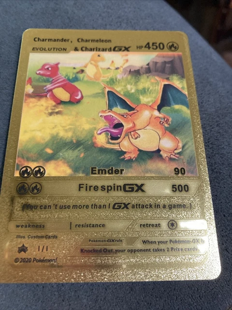 CHARMANDER, CHARMELEON & Charizard GX Gold Pokémon Card $4.50 - PicClick