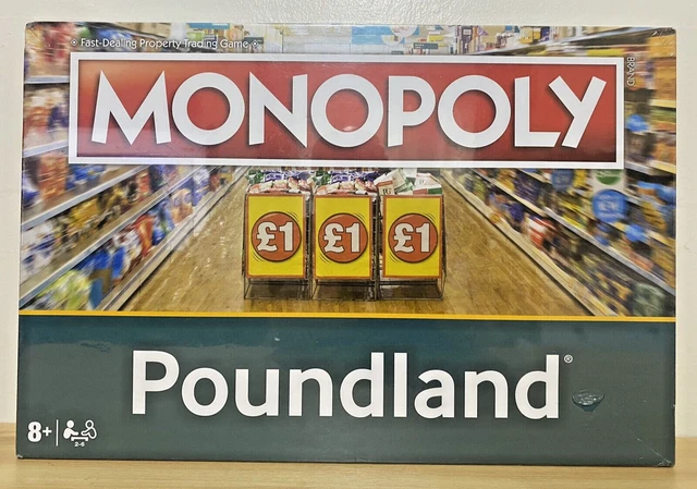 *HASBRO MONOPOLY POUNDLAND LIMITED EDITION Family Board Game NEW ...