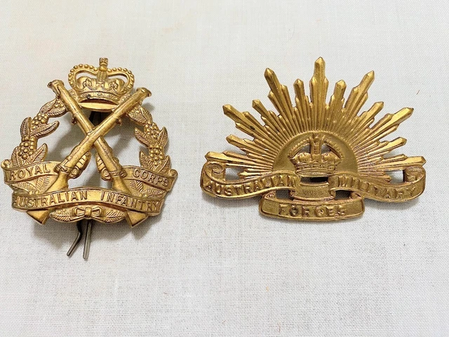 WW2 AUSTRALIAN MILITARY Forces Rising Sun Amor Sydney Infantry Corps ...