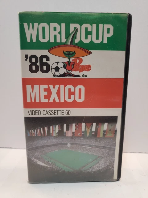 WORLDCUP '86 MEXICO VHS Trace Video Sports Club World Cup 1986 JVC ...