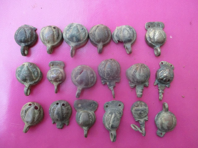 LOT DE DETECTION ancien Attache de demi-ceint (ceinture féminine) en ...