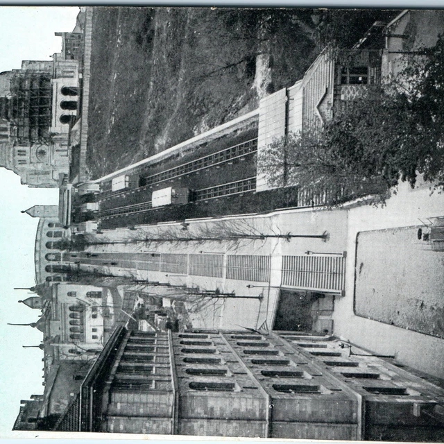 C1900S PARIS FRANCE Funicular Railway Montmartre Sacre-Coeur Basilica ...