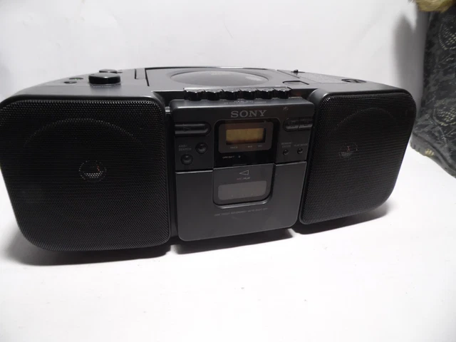 SONY CFD-20L BOOMBOX - CD, Radio Cassette Tape - Full Working £30.00 ...