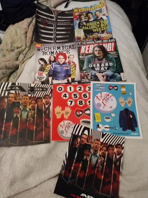 RARE MAGAZINE BUNDLE: AP/Kerrang/Metal Hammer- MCR/ Umbrella Academy ...