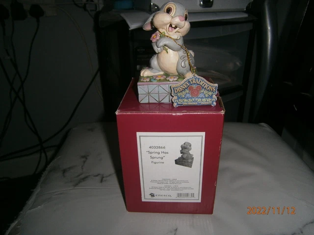 DISNEY TRADITIONS 4032866 Spring Has Sprung Thumper Figurine £25.00 ...