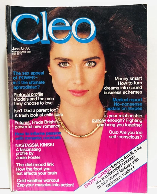 CLEO MAGAZINE JUNE 1983 Rare Collectors Retro 80s Women's Fashion ...