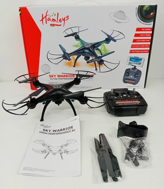 HAMLEYS SKY WARRIOR Drone Quadcopter HD Live Camera Smartphone Link New 60.00 PicClick UK