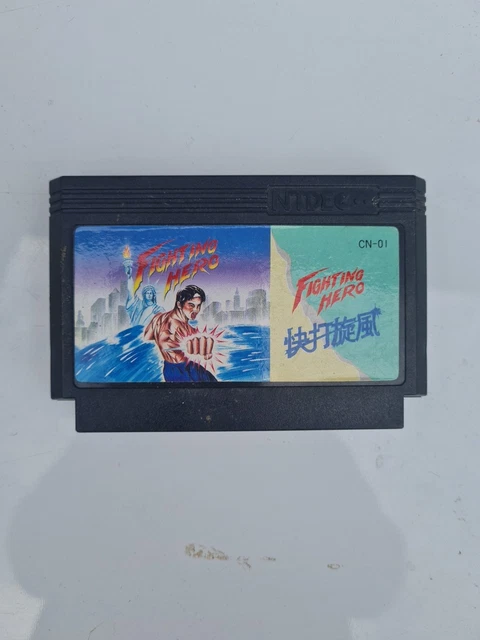 FIGHTING HERO STREET Famicom famiclone 90s Japanese NTSC-J very rare ...