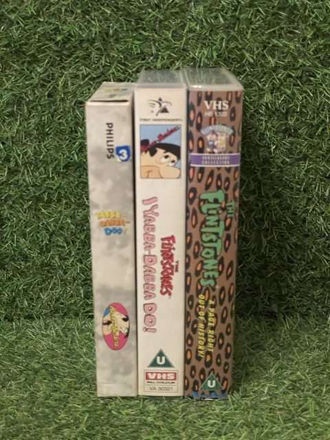 THE FLINTSTONES VHS Bundle X3 Children’s Kids Video Tape Cartoon £4.99 ...