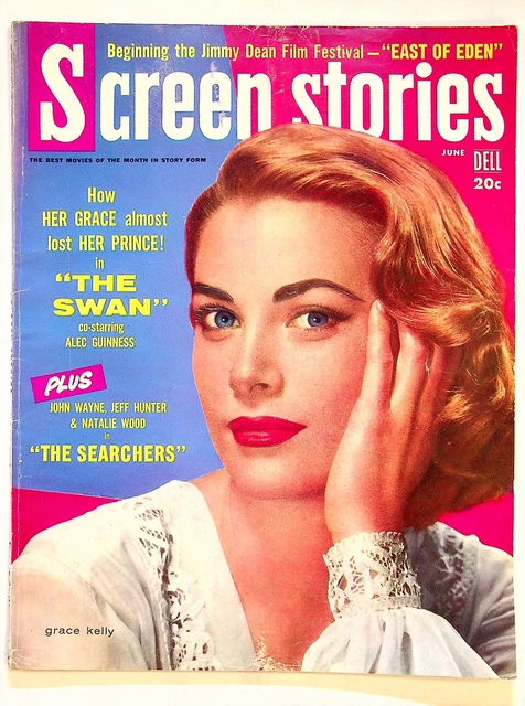 SCREEN STORIES MAGAZINE Vol. 55 #6 VG- 3.5 1956 Low Grade £3.23 ...