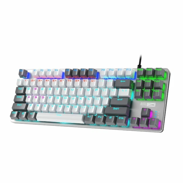 ALTEC LANSING RGB Gaming Keyboard Compact Mechanical TKL 87 Keys, Grey ...