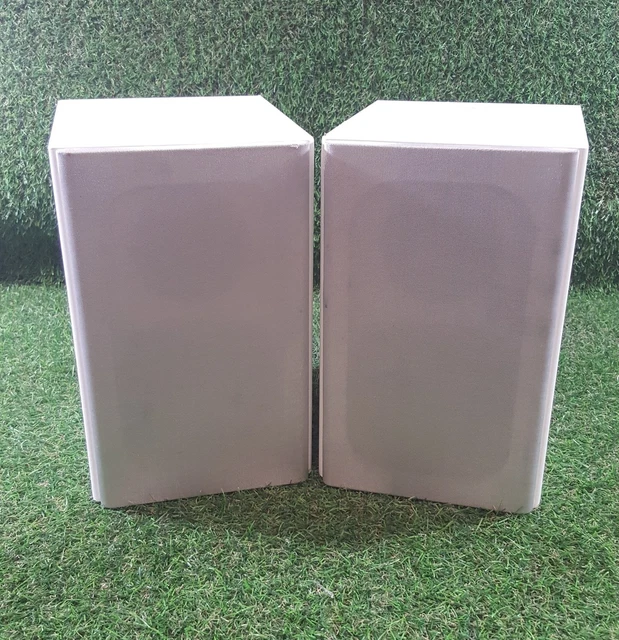 VISION AV-1000 2 Way Active Wired Stereo Speakers - Pair White £19.99 ...