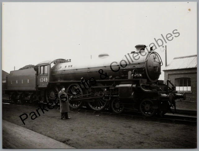 LNER STEAM TRAIN Loco 1249 Fitzherbert Wright London North Eastern ...