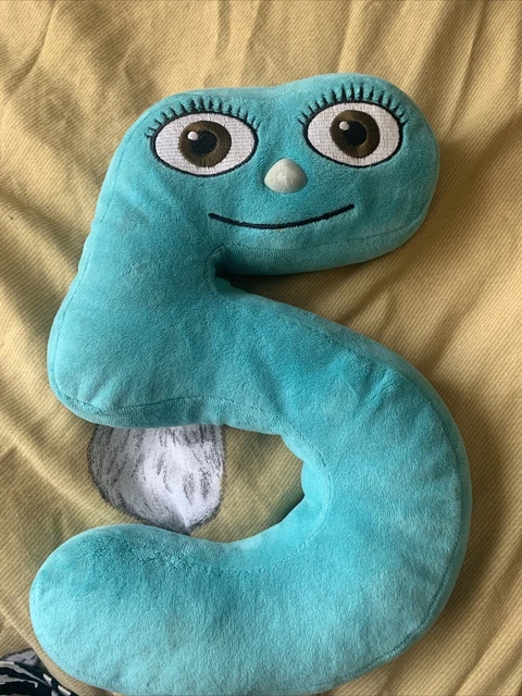 CBEEBIES GENUINE NUMBER Jacks Numberjacks FIVE 5 Soft Plush Toy Blue 9 ...
