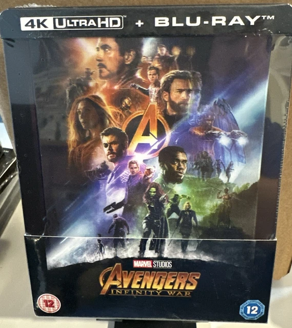 AVENGERS INFINITY WAR 4K Ultra HD Blu Ray Steelbook NEW & SEALED £45.99 ...
