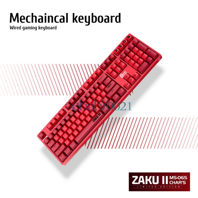 IKBC ZAKU GUNDAM Wired Gaming Mechanical Keyboard USB-C TTC Switch ...