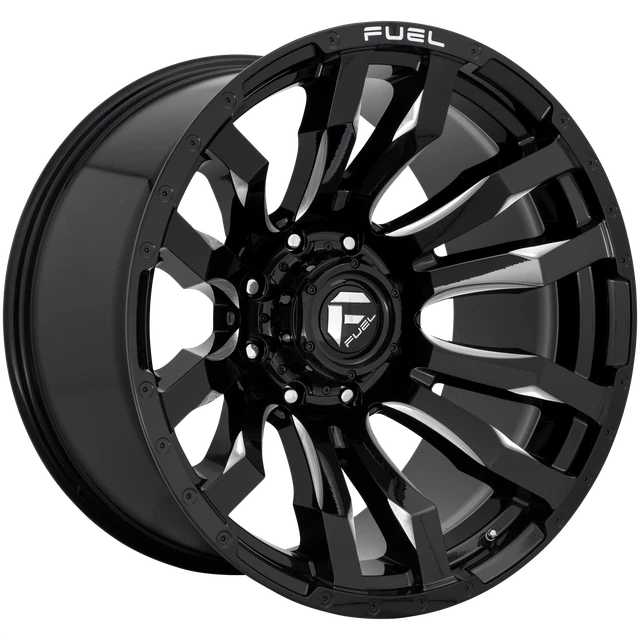 20X9 FUEL D673 BLITZ GLOSS BLACK MILLED Wheel 5x150 (20mm) EUR 470,28 ...