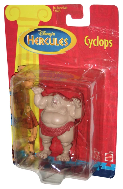 DISNEY HERCULES CYCLOPS Mattel Toy Action Figure - (Package Wear) £25. ...