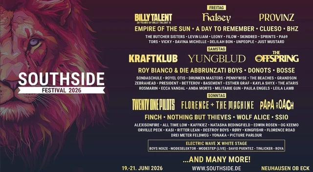 SOUTHSIDE 2026 TRAILER Park Regular Ticket EUR 149,00 - PicClick DE