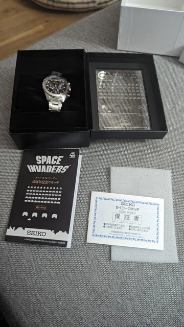 SEIKO X SPACE Invaders 45th Anniversary Collaboration Limited Edition ...