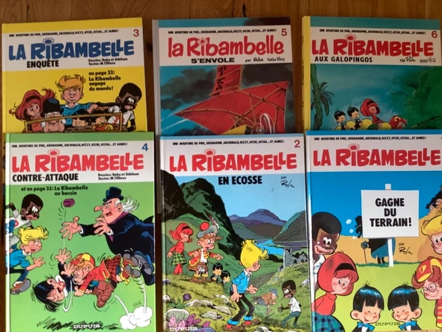 ROBA LA RIBAMBELLE x6 BD COMICS EO 1ere Ed auf französisch bande ...