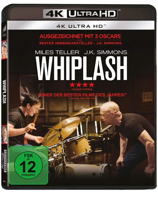WHIPLASH (4K ULTRA-HD) (4K UHD Blu-ray) Teller Miles Simmons J.K. Miles ...