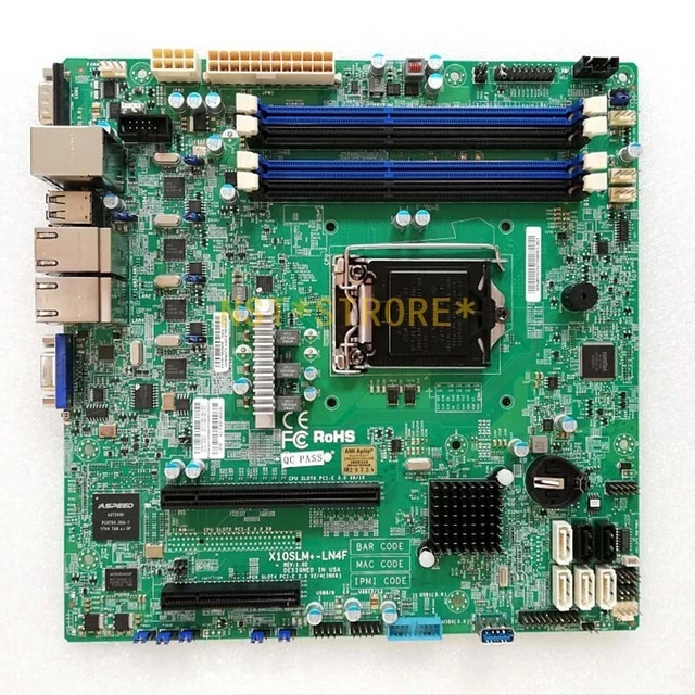 1 PC. NEW X10SLM+-LN4F Server Motherboard LGA1150 DDR3 C224 £440.01 ...