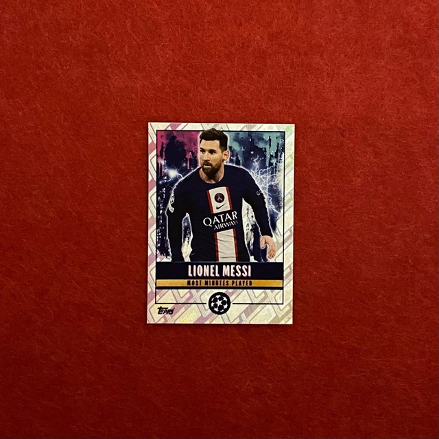 LIONEL MESSI-PSG-STICKER-TOPPS-UEFA CHAMPIONS League 2022/2023-N.514 ...