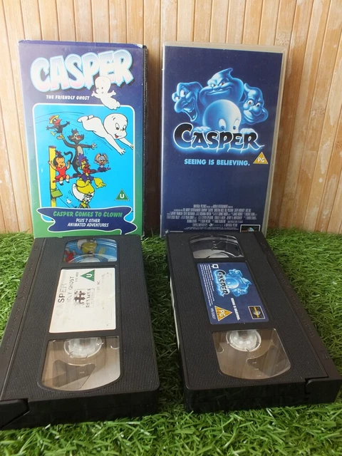 X 2 CASPER the Friendly Ghost VHS Video & Casper Seeing is Believing Bundle £4.99 - PicClick UK