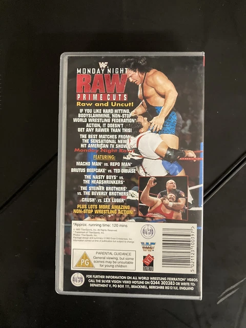 (WWE) WWF RAW Prime Cuts Vhs *Rare* £5.99 - PicClick UK