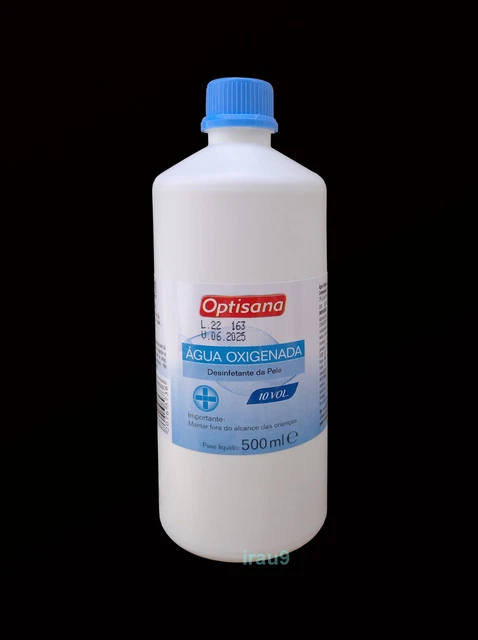 HYDROGEN PEROXIDE ANTIMICROBIAL agent 3% H2O2 Solution 10 Vols 500ml ...