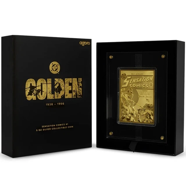 2025 DC 90TH Anniversary - Golden Age - Sensation Comics #1 5oz Gilded ...