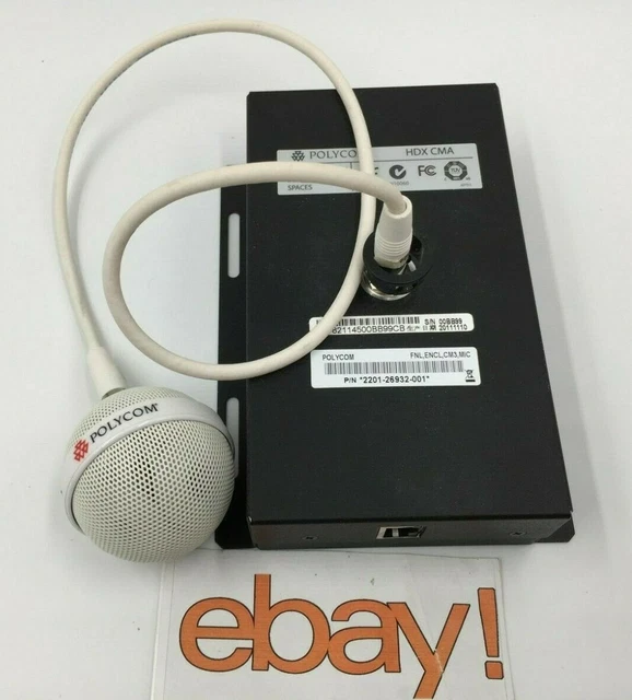 GENUINE POLYCOM 2201-26932-001 HDX CMA Ceiling Microphone -WHITE $14.99 ...