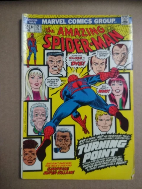 THE AMAZING SPIDER-MAN ~ Key Issue 121 Marvel ~ Turning Point £199.72 ...