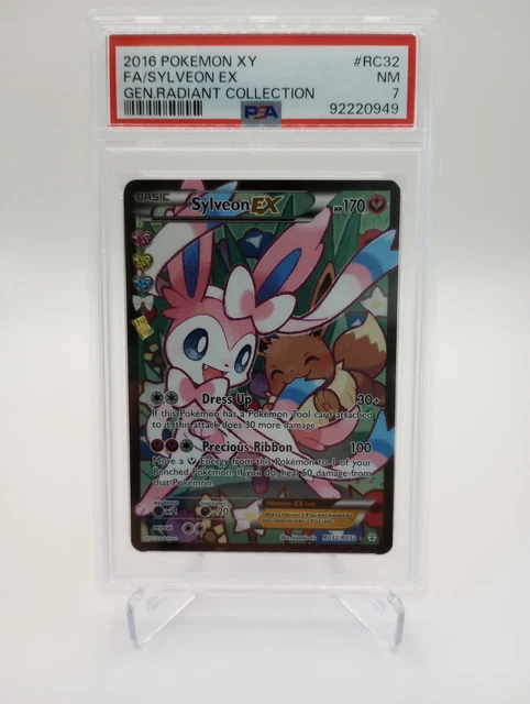 PSA 7 POKÉMON Sylveon EX RC32 Full Art Generations 2016 Radiant ...