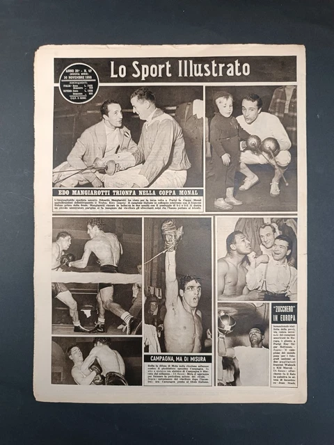 RIVISTA LO SPORT Illustrato n. 47 (1950) Wilkers, Nordahl EUR 6,00 ...
