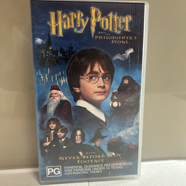 HARRY POTTER AND The Philosopher's Stone VHS Tape 2001 Adventure, Magic ...