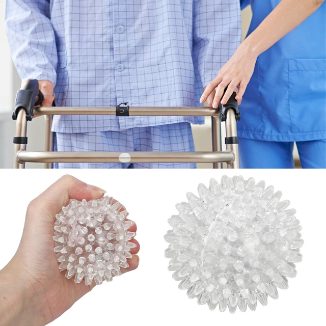 HAND EXERCISE BALL 3.0in Diameter Hollow Soft Hand Strength Recovery ...