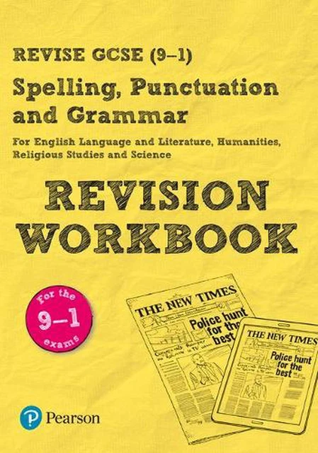 PEARSON REVISE GCSE Spelling, Punctuation and Grammar Revision Workbook ...
