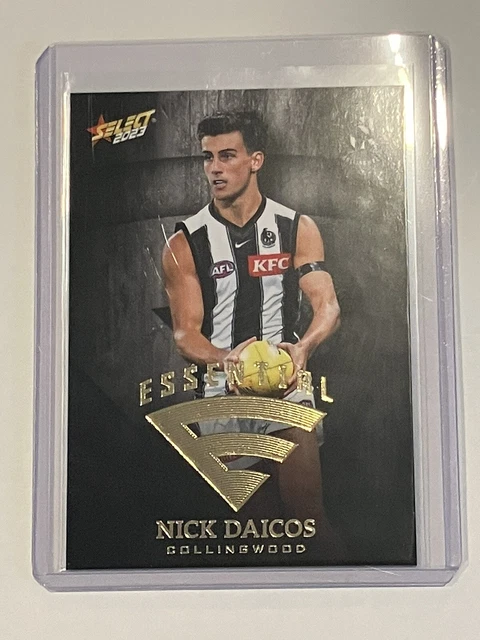 SELECT AFL FOOTY Stars 2023 - NICK DAICOS Collingwood Essential E16 $10 ...