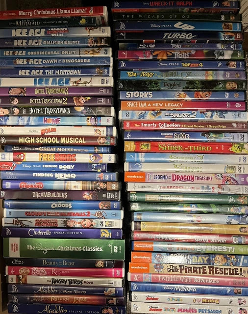 KIDS DVDS & Blu Rays - Movies - Shows - Disney - Nickelodeon - Wide ...