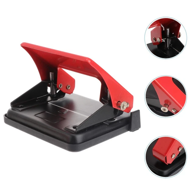 MANUAL DOUBLE HOLE Puncher Stationery Paper Puncher Round Hole Two Hole ...