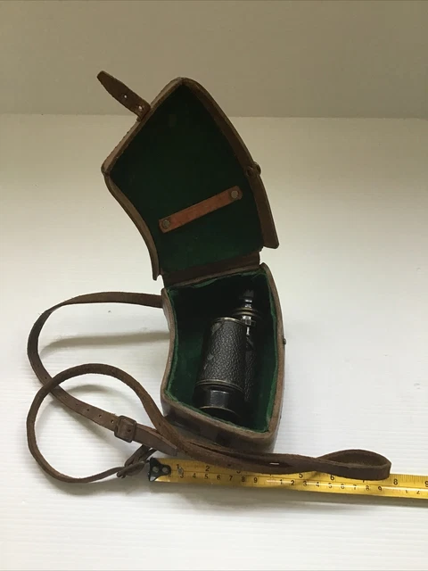VINTAGE WW1 ERA Military Monocular In Leather Case. Mon Pris No. 1 Mk 1 ...