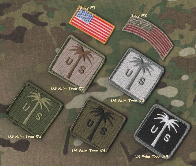 DAESH WHACKER SEAL ODA GREEN BERET SFG vêlkrö 2-TAB combo: US FLAG ...