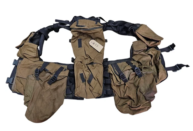 GENUINE SADF SF South African Army M83 Nutria Brown Assault Vest ...