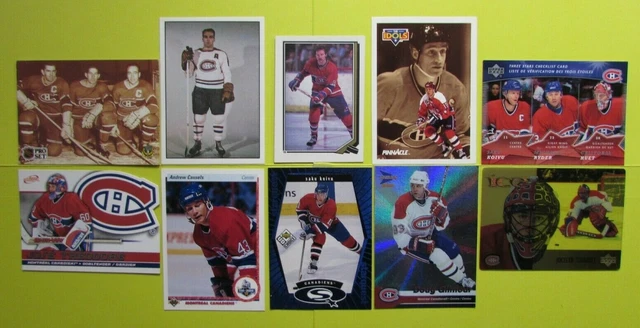 LOT *MONTREAL CANADIENS* NHL Hockey Cards *RICHARD's *Robinson *KOIVU ...